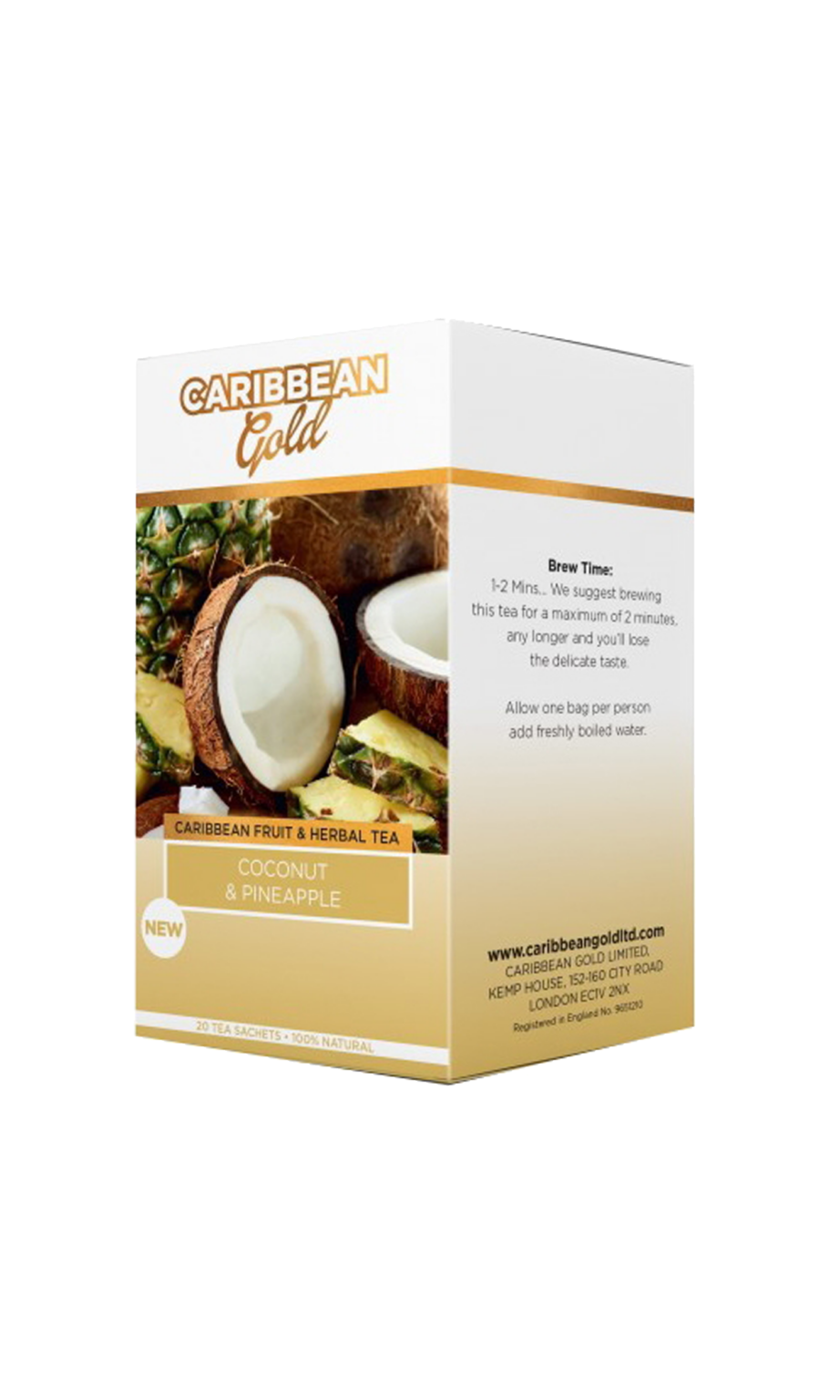 Caribbean Gold Coconut & Pineapple Tea – Jumbo UK Ltd.